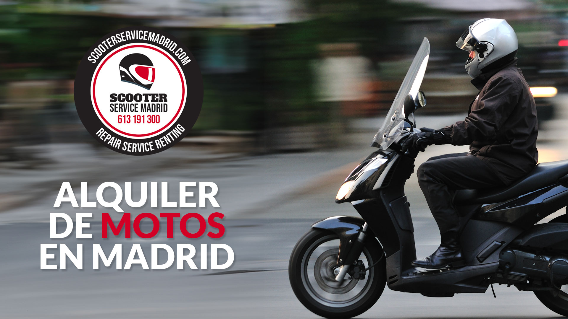 Alquiler de motos Madrid - Scooter Service Madrid
